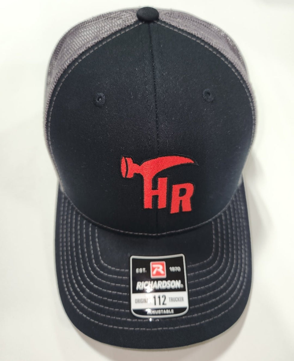 Hammer Trucker Fit Cap - Black and Grey – Hammer Rods