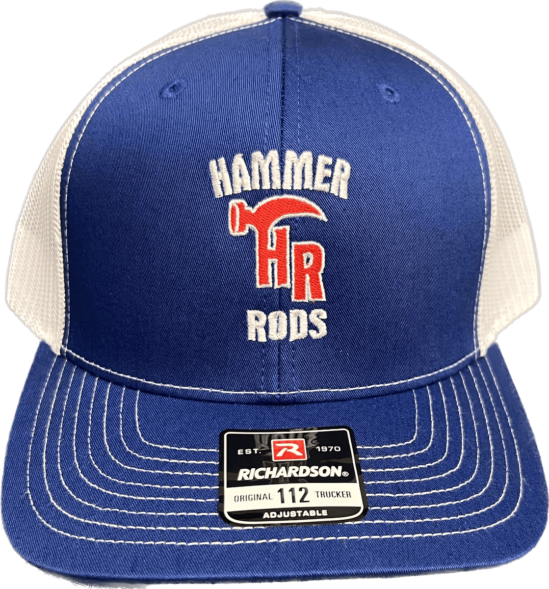 Richardson 112 | HR Logo Hat - Royal/White – Hammer Rods